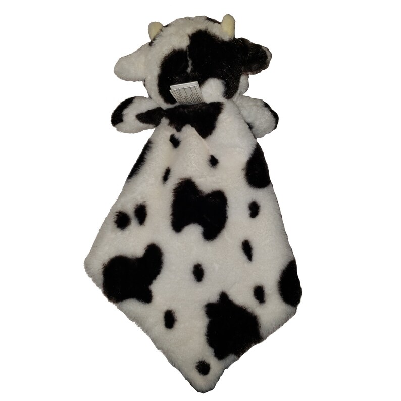 Personalized Cow Security Blanket, Embroidered Lovie, Birth ...