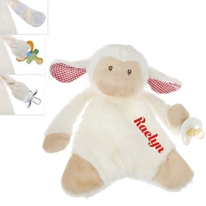 Barnyard Lamb Pacifier Cozy, Pacifier Holder, Lamb Lovie - Etsy