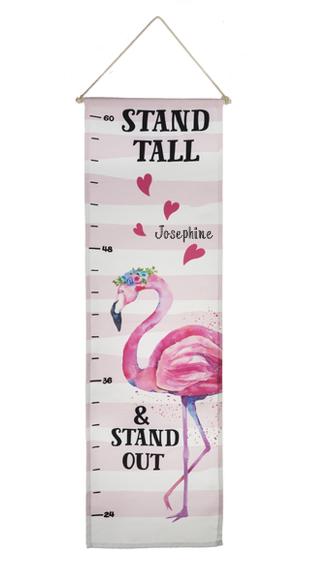 Flamingo Growth Chart - Etsy