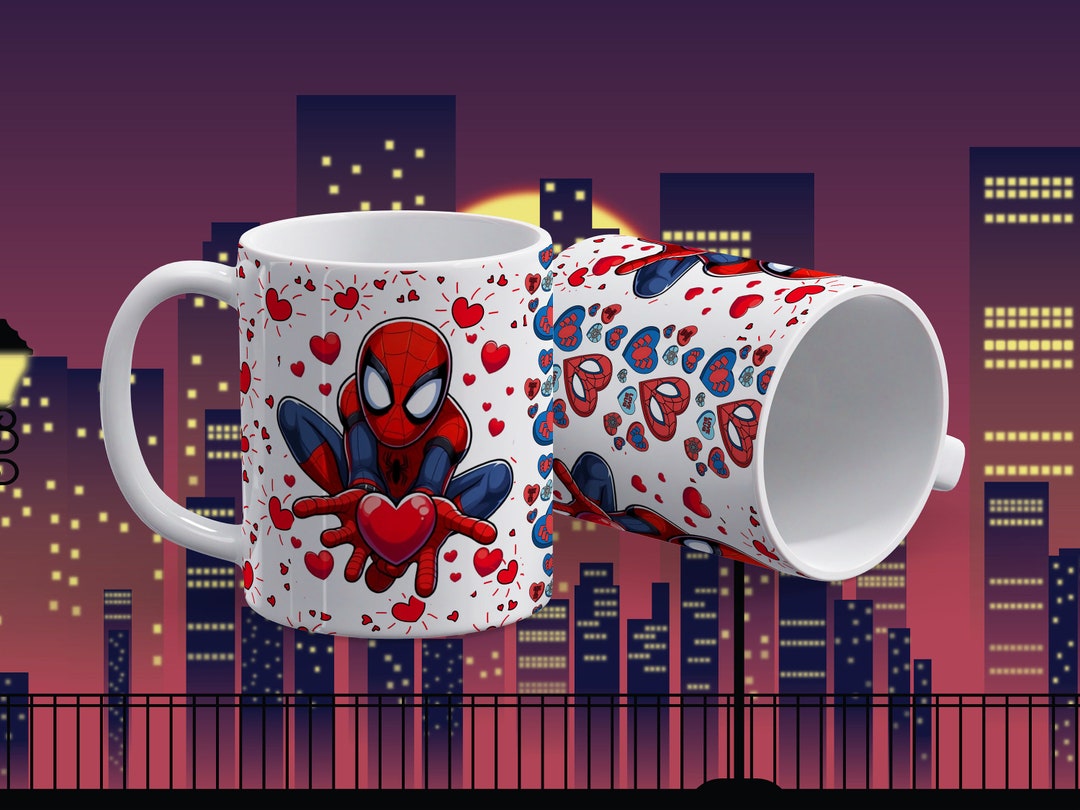 Spidey Love Valentine Mug - Etsy