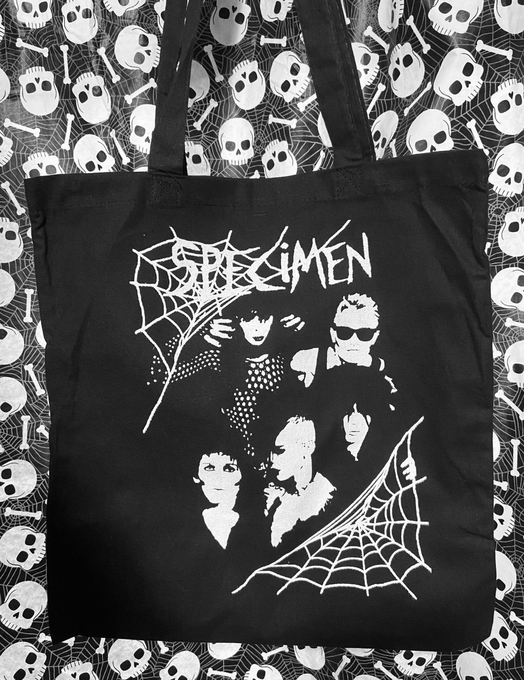 Tote Bag Specimen Goth Gothic Deathrock Punk Batcave - Etsy