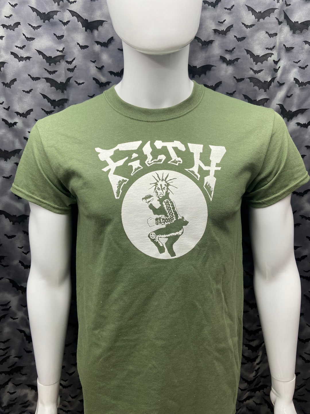 Tshirt Filth Green Pogo Punk Crust - Etsy
