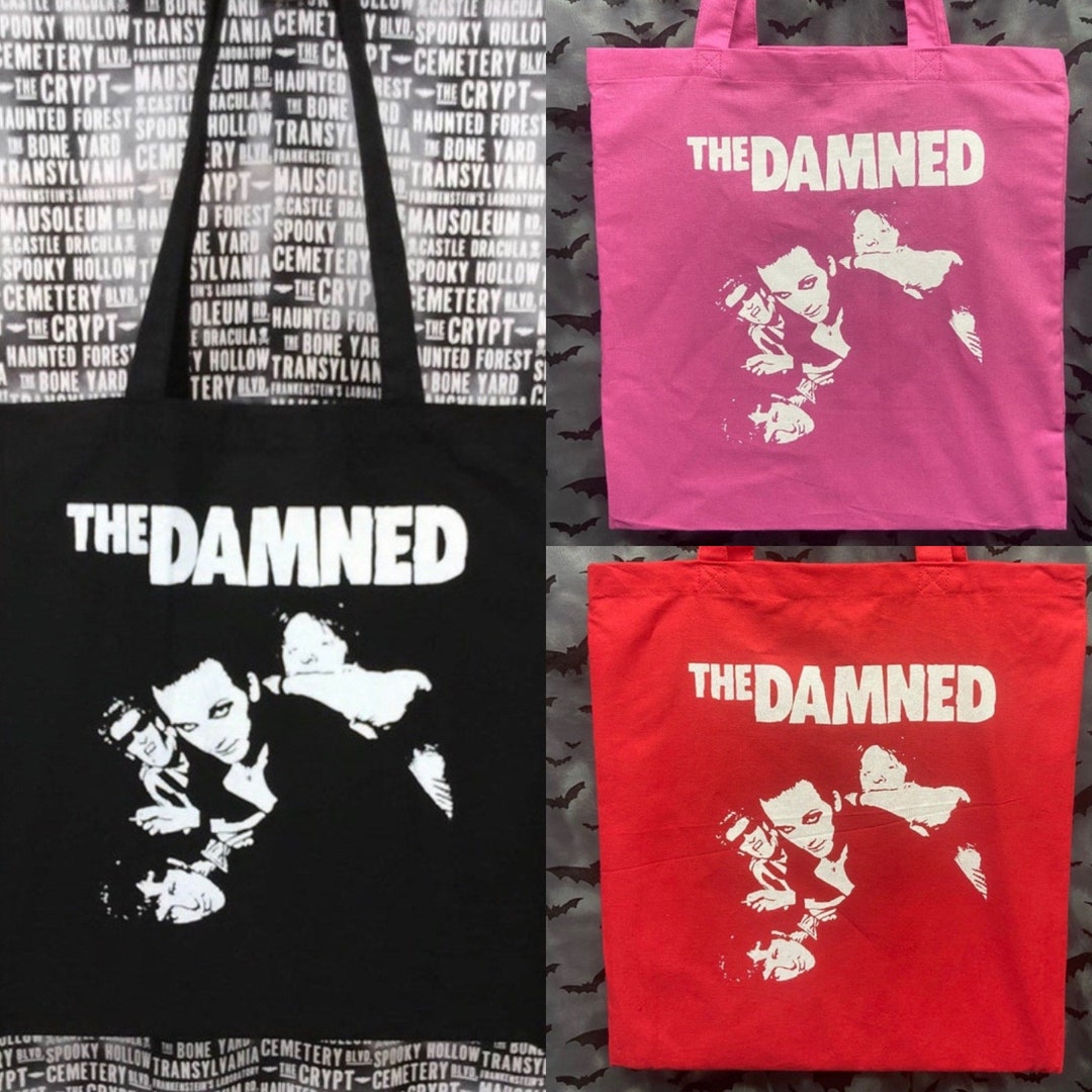 Tote Bag the Damned Goth Gothic Deathrock Punk - Etsy