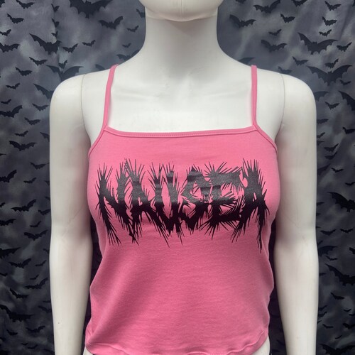 Confuse Black Crop Tank Top Raw Punk D Beat - Etsy