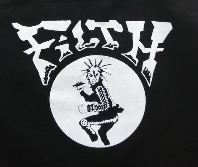 Tote Bag Filth Punk Rock Pogo Live the Chaos - Etsy