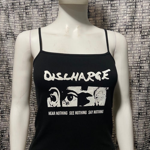 Confuse Black Crop Tank Top Raw Punk D Beat - Etsy