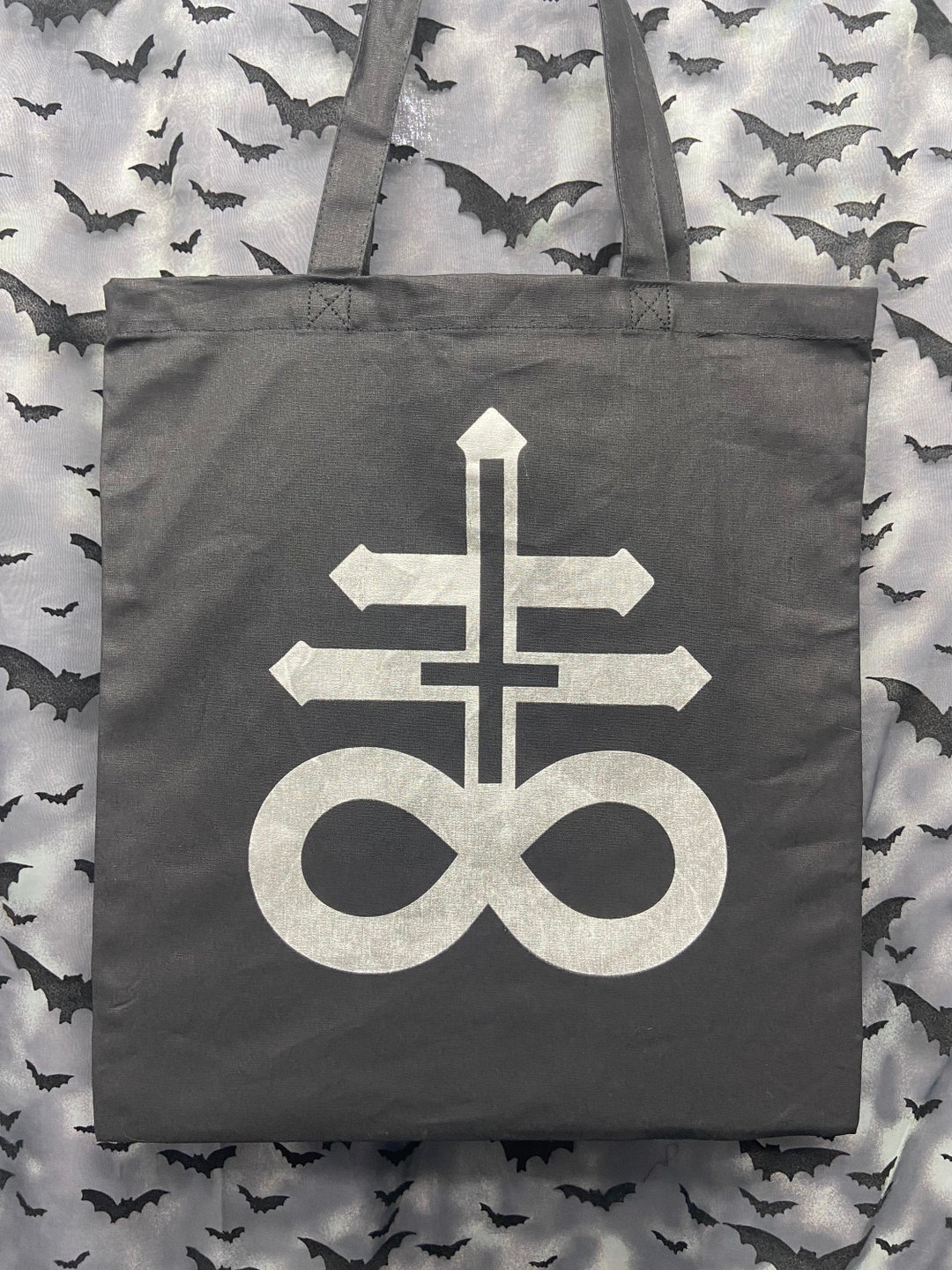 Tote Bag Leviathan Cross Occult Goth Gothic - Etsy