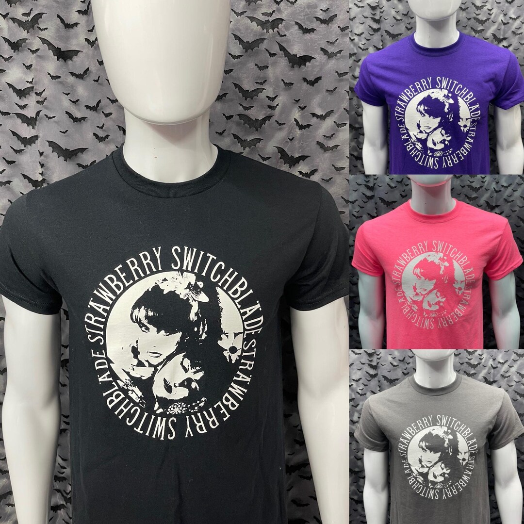 Tshirt Strawberry Switchblade Goth Post Punk - Etsy