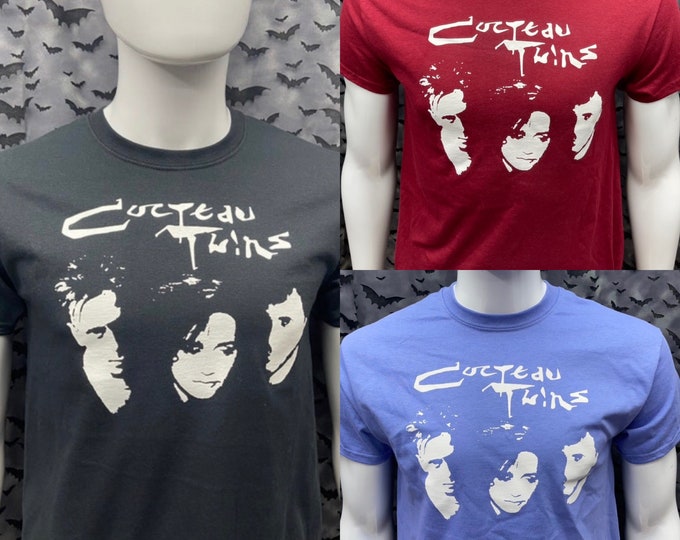 4AD Records Logo Shirt, Cocteau Twins, Dead Can Dance, Pixies, Bauhaus ...