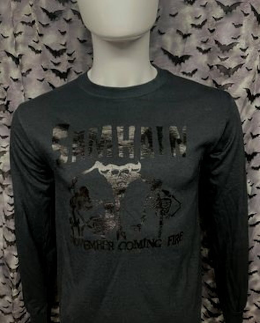 Samhain November Coming Fire Long Sleeved Shirt Horror Punk - Etsy