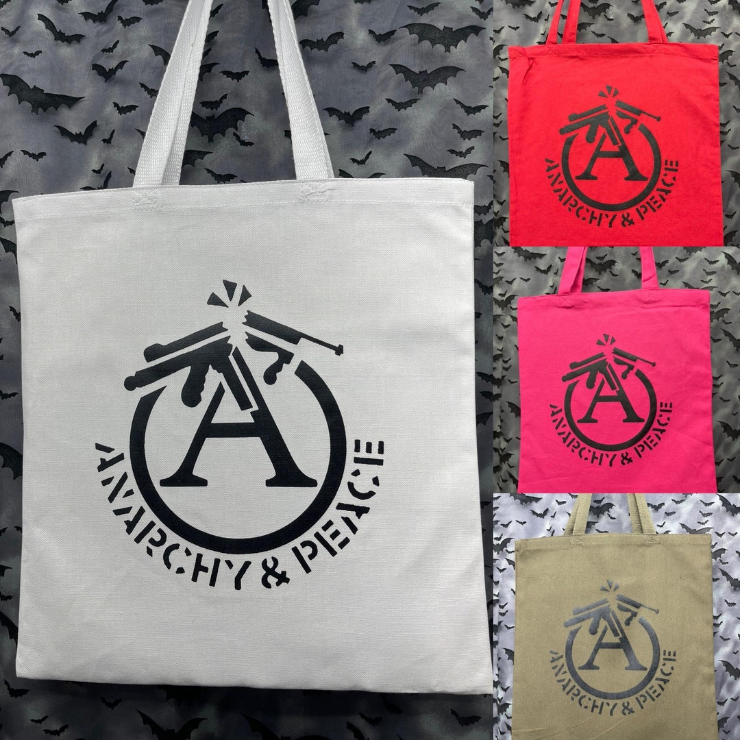 Tote Bag Crass Anarchy and Peace Anarcho Punk - Etsy