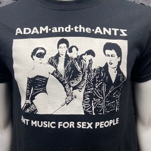 Tshirt Adam and the Ants New Wave Goth Post Punk - Etsy