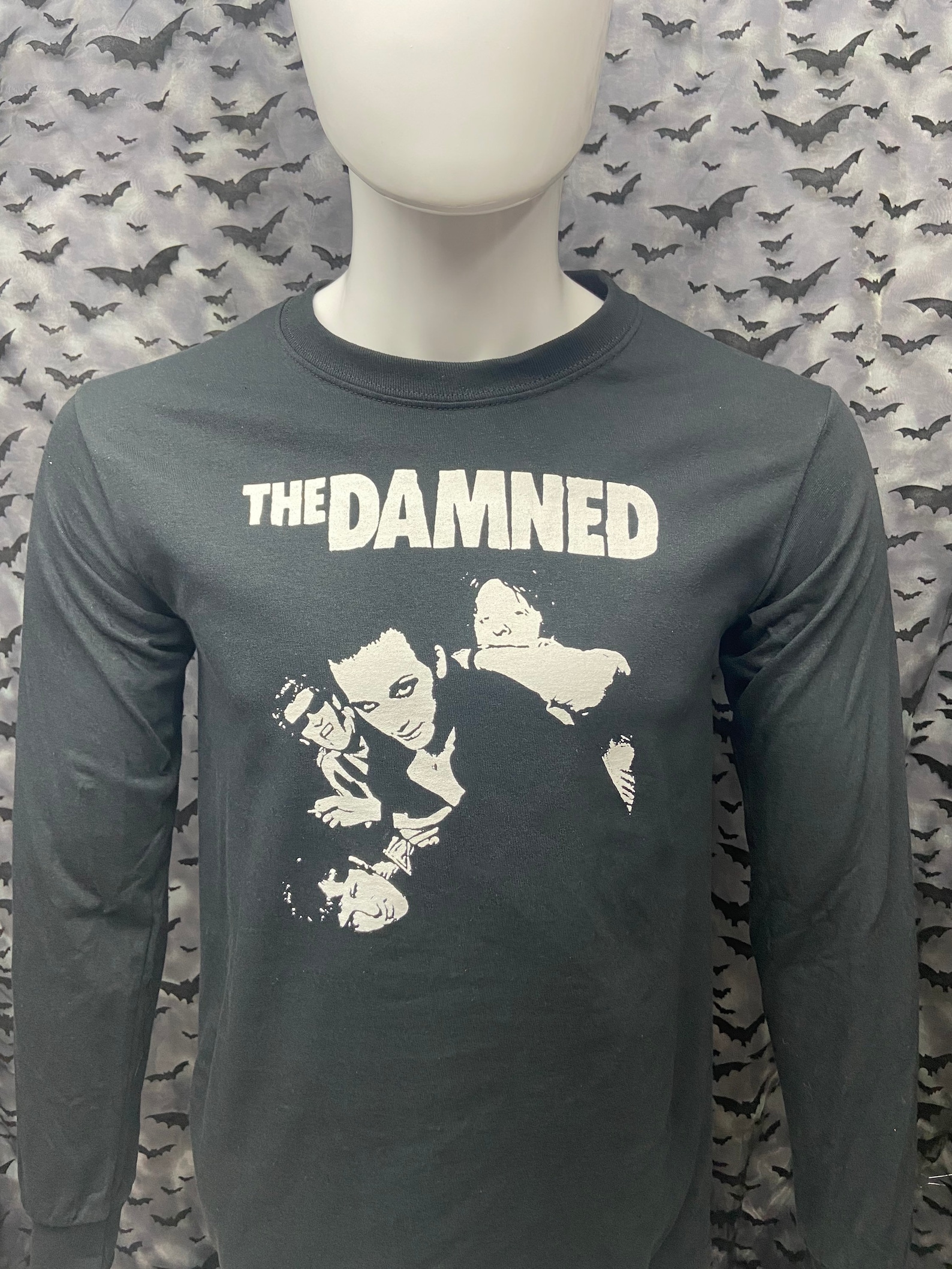 Long Sleeved Shirt the Damned Goth Punk Gothic - Etsy