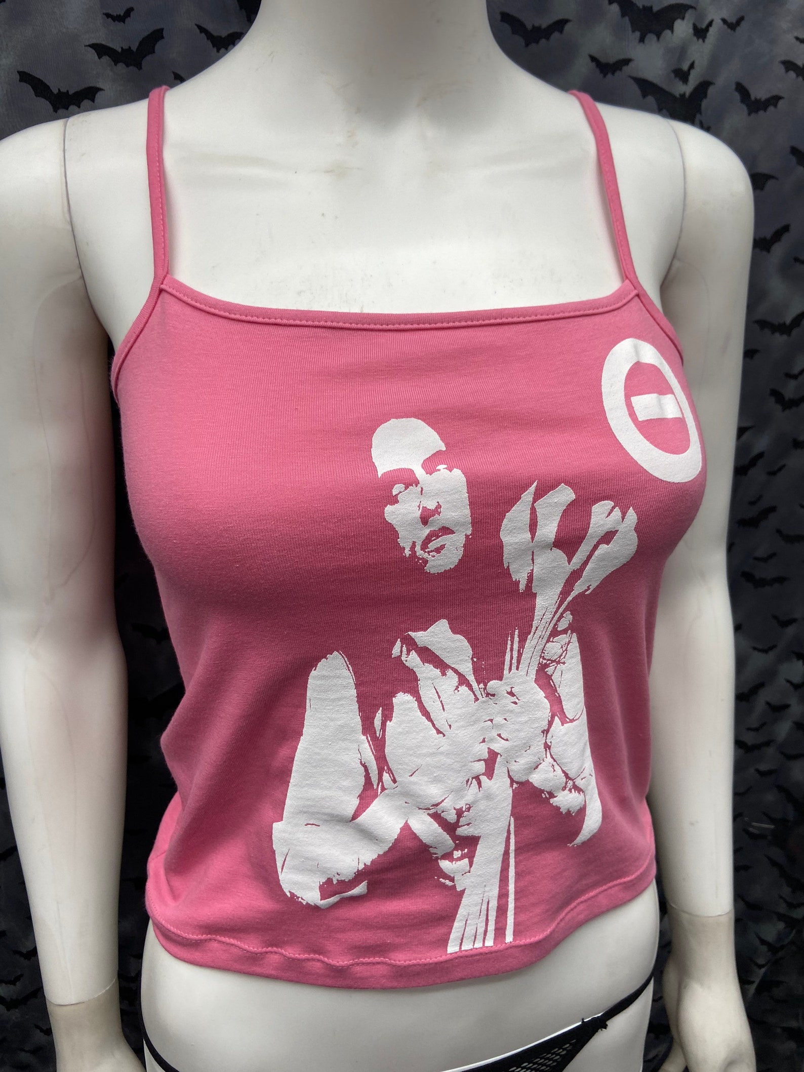 Type O Negative Pink Crop Tank Top Metal Goth Gothic | Etsy