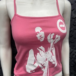 Type O Negative Pink Crop Tank Top Metal Goth Gothic - Etsy