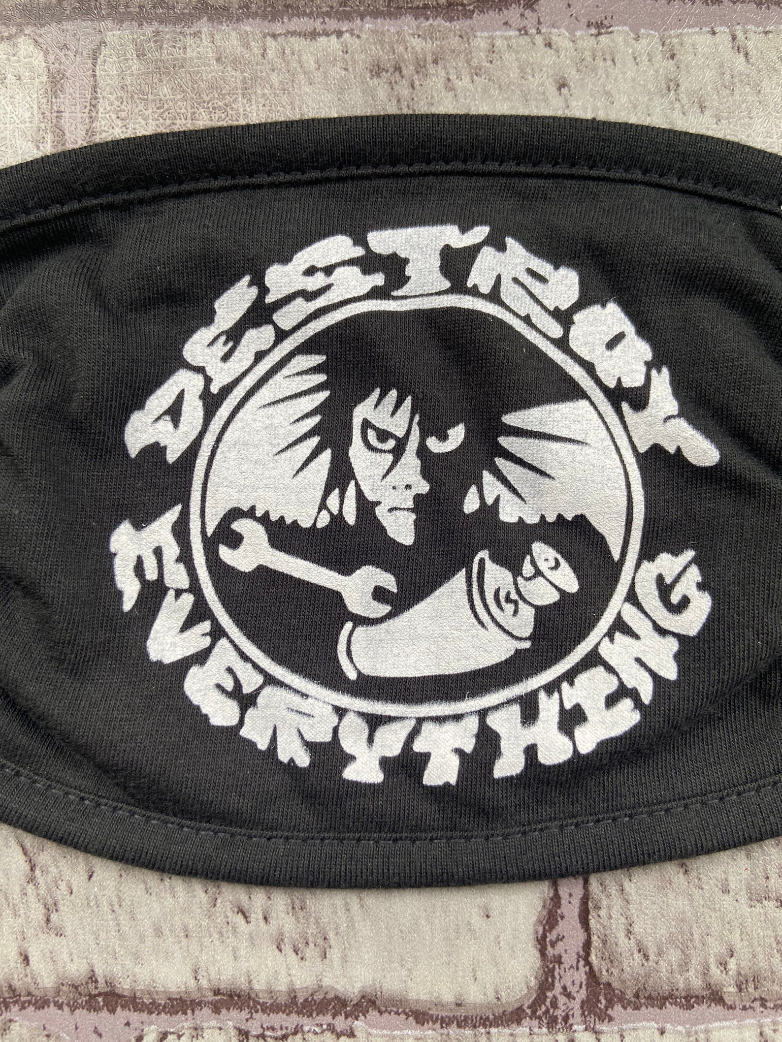 Face Mask Filth Destroy Everything Punk Anarcho - Etsy
