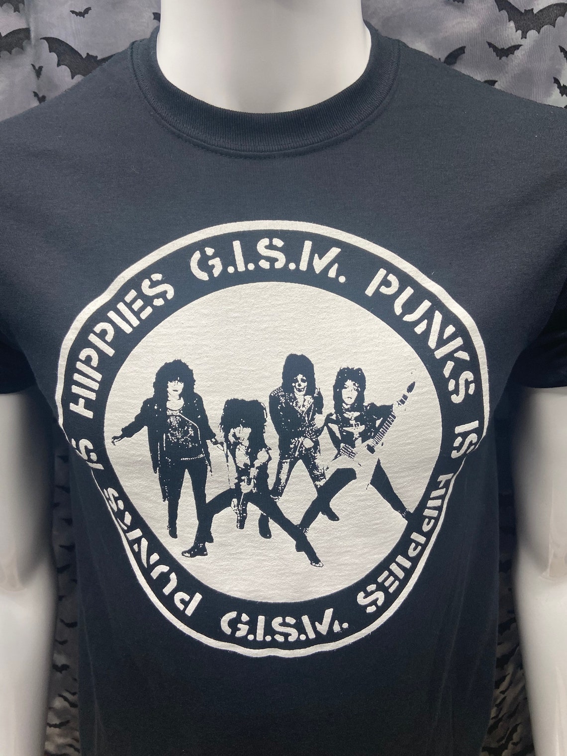 T-shirt Gism Punks is Hippies - Etsy