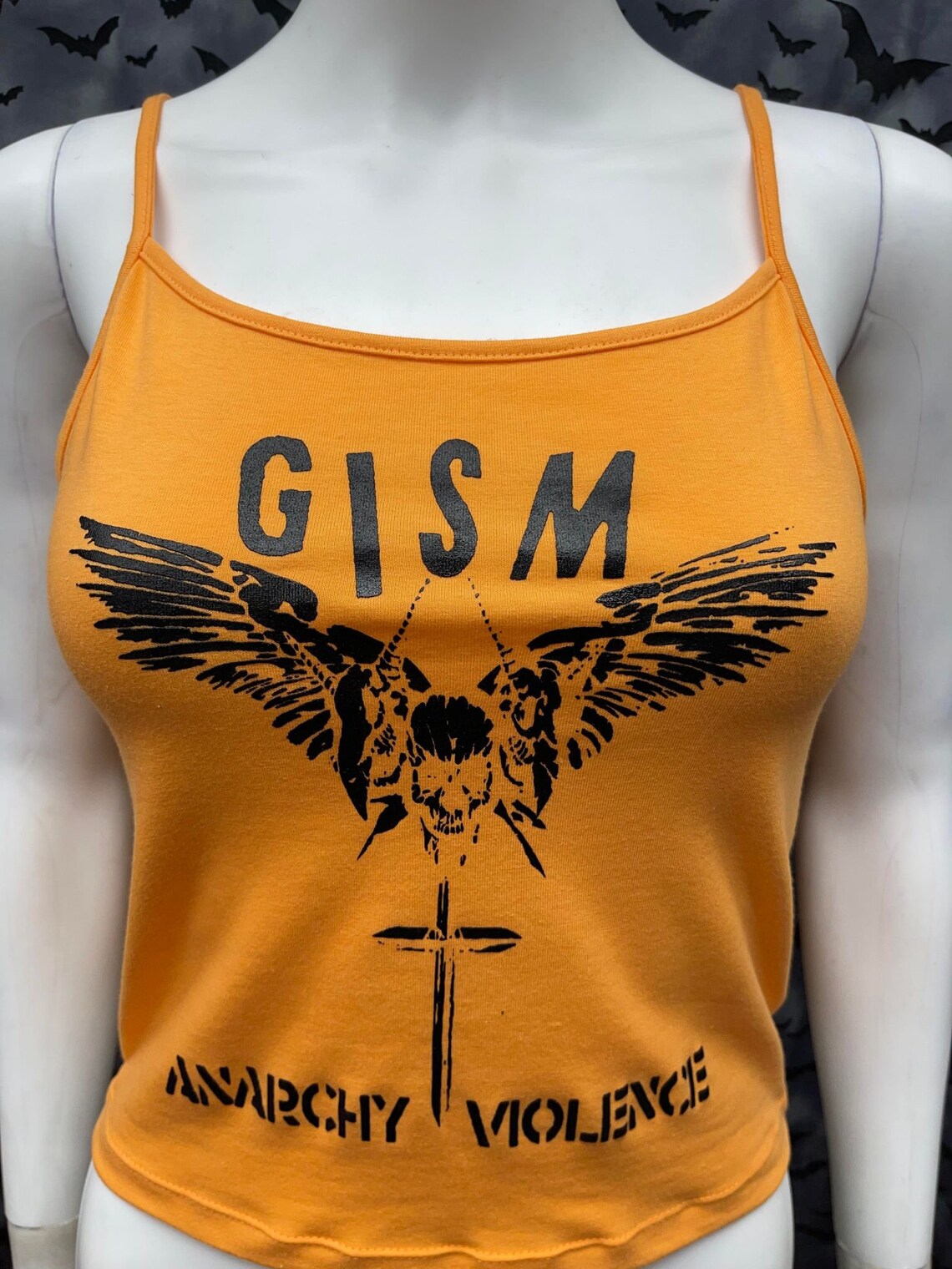 Gism Crop Tank Top Punk | Etsy
