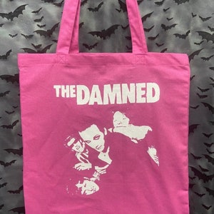 Tote Bag the Damned Goth Gothic Deathrock Punk - Etsy