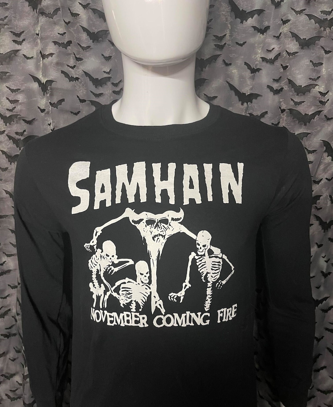 Samhain November Coming Fire Long Sleeved Shirt Horror Punk - Etsy