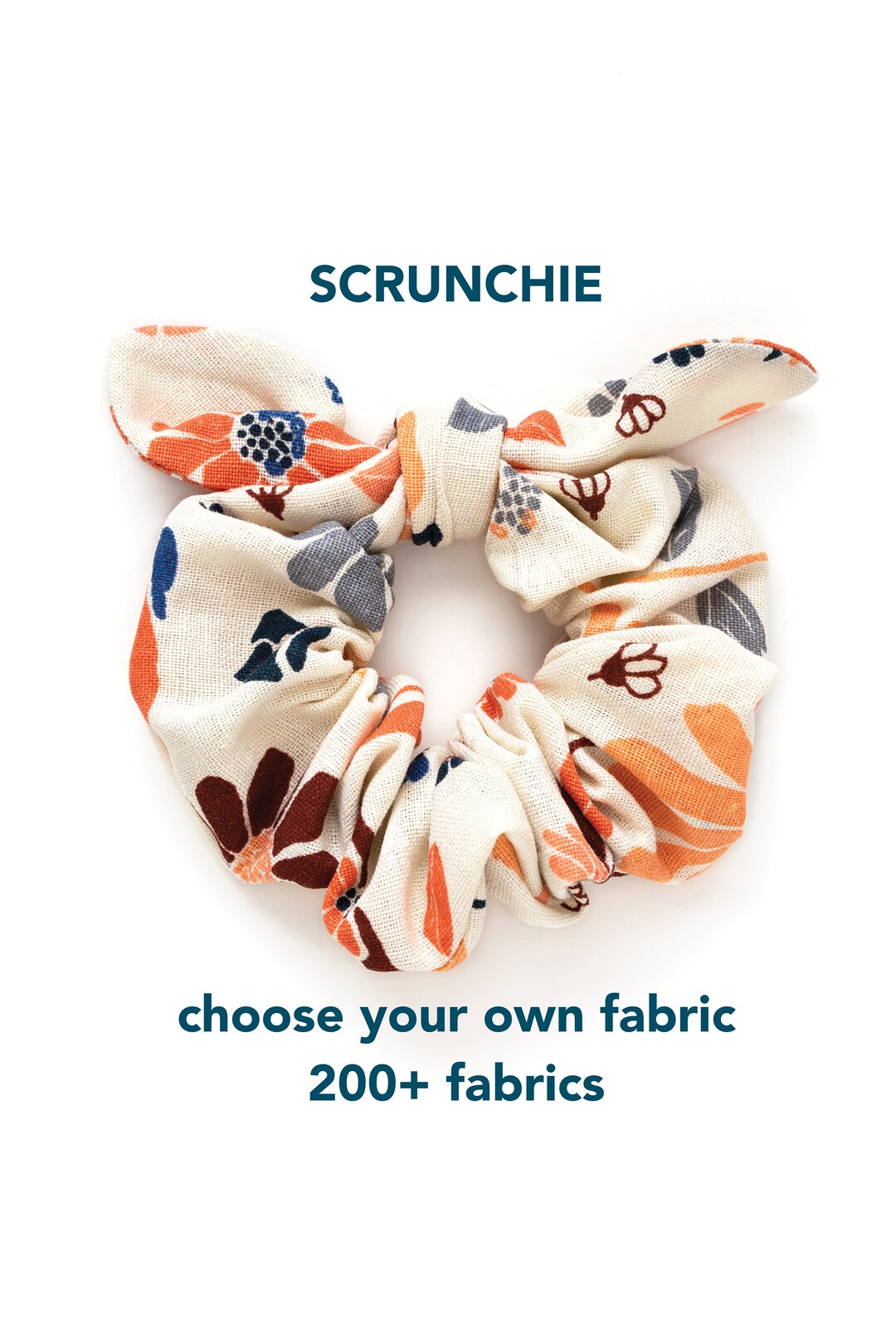 Scrunchie With a Bow - Choose Your Own Fabric (read Description for ...