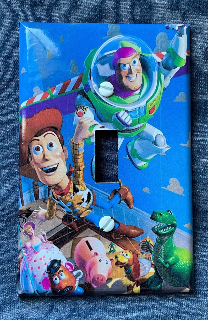 Single Toggle Light Switch Featuring Toy Story - Etsy