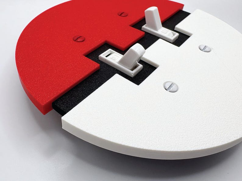 Pokemon Double Light Switch Cover, Double Rocker, Pokemon Decor - Etsy