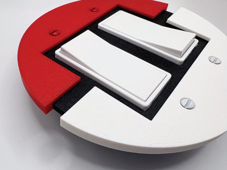Pokemon Double Light Switch Cover, Double Rocker, Pokemon Decor - Etsy