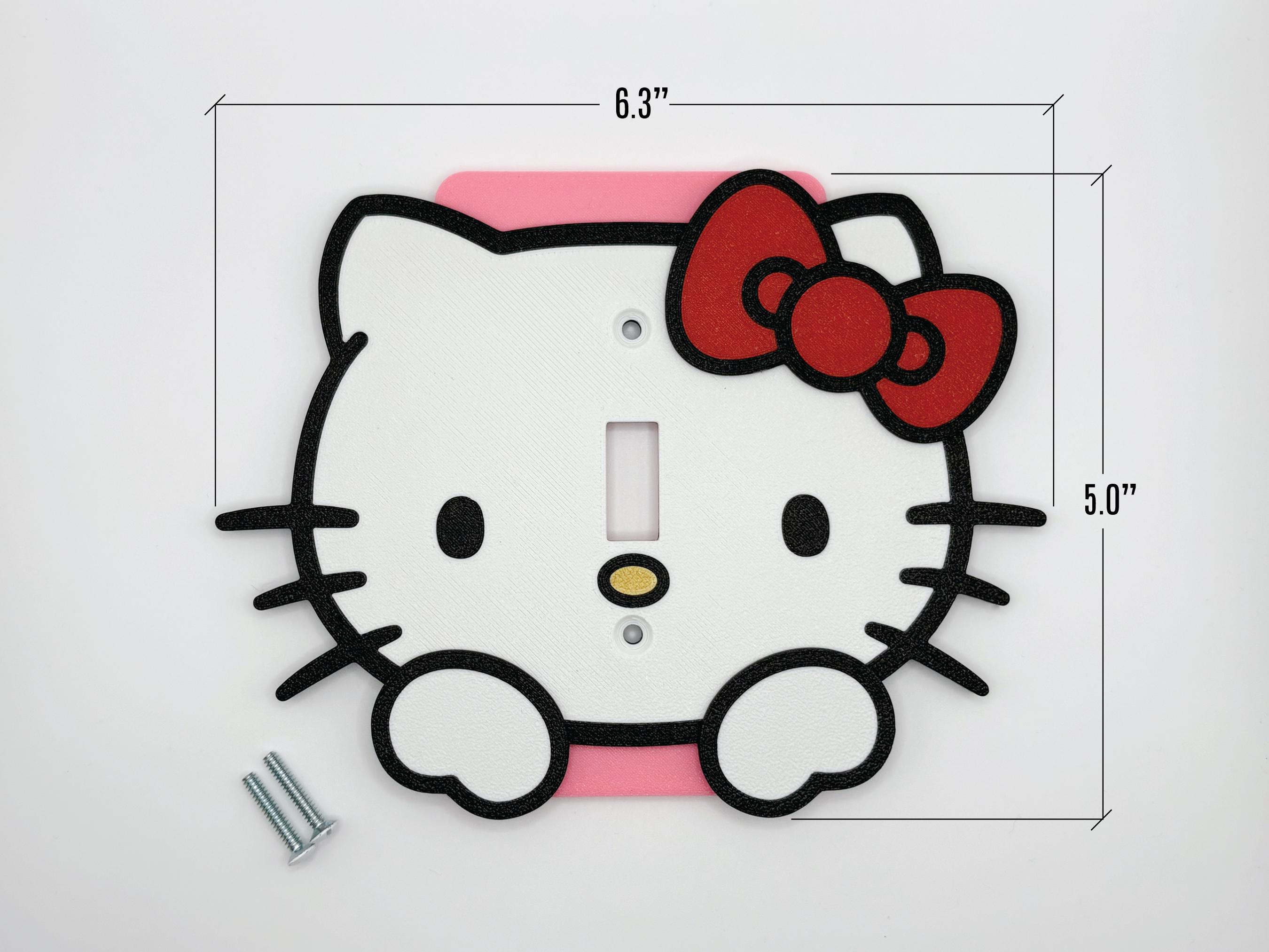 Hello Kitty Light Switch Cover