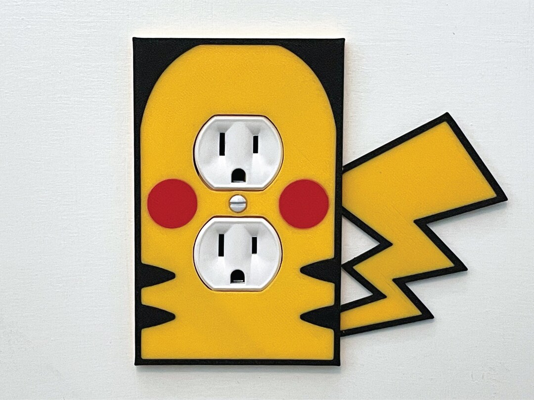 Pokemon Outlet Covers, Pokemon Room, Pokeball, Pikachu - Etsy