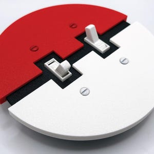 Pokemon Double Light Switch Cover, Double Rocker, Pokemon Decor - Etsy