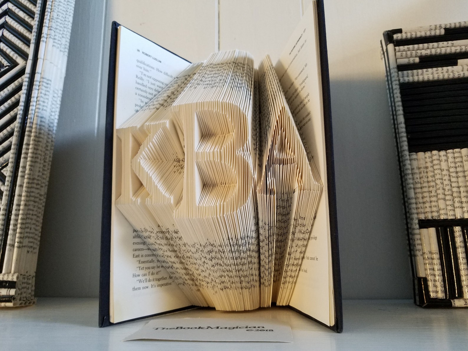 Monogram Folded Book, Custom Monogram, Personalized Gifts, Your ...