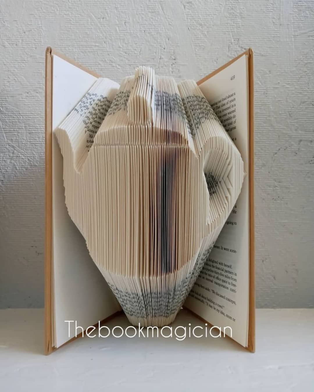 Teapot Folded Book Art, Teapot Collectible, Teapot Gift, Book Art, Gift ...