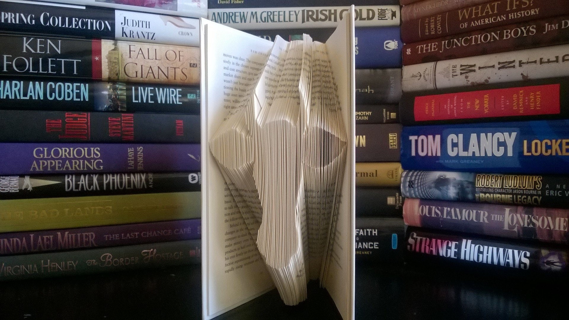 Cow- Hand-folded Book Art Sculpture Unique Custom Farm Animals Unique ...