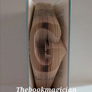 Initial Folded Book, Letters Book Folding, Unique Wedding Gift, Wedding ...