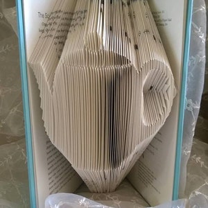 Teapot Folded Book Art, Teapot Collectible, Teapot Gift, Book Art, Gift ...