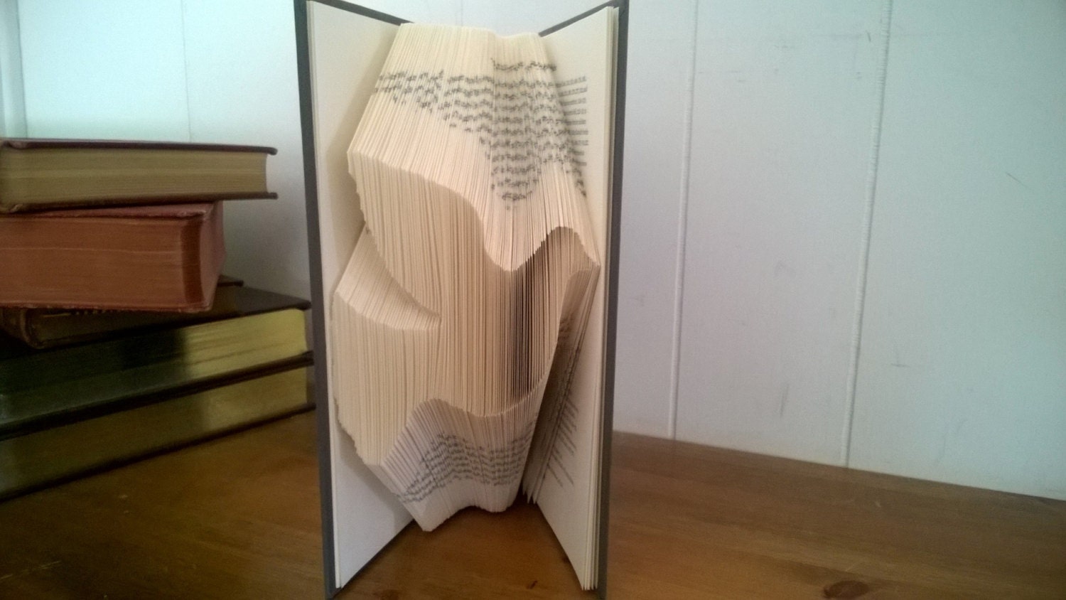 Dove Hand Folded Book Art Sculpture Unique Gift Bird Wedding Gift ...