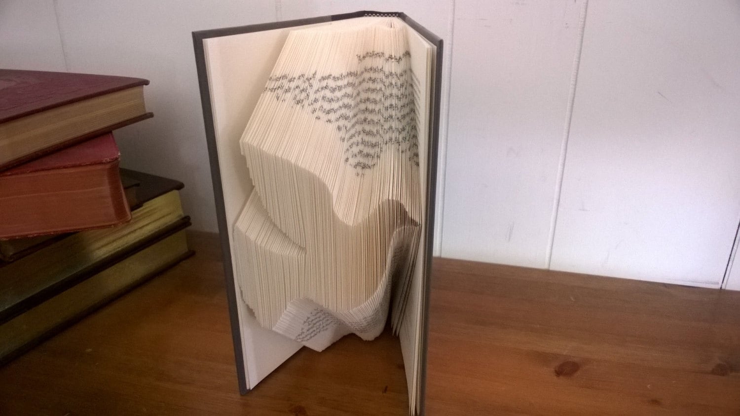 Dove Hand Folded Book Art Sculpture Unique Gift Bird Wedding Gift ...