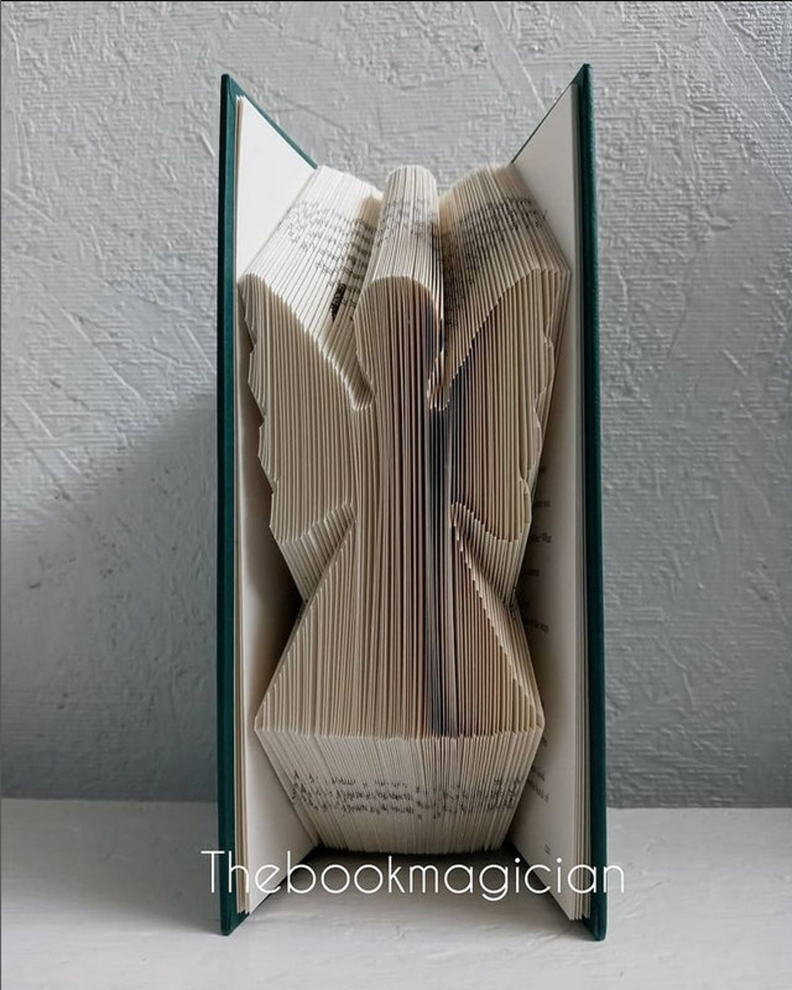 Angel Hand Folded Book Art Unique Gift Idea Home Decor - Etsy