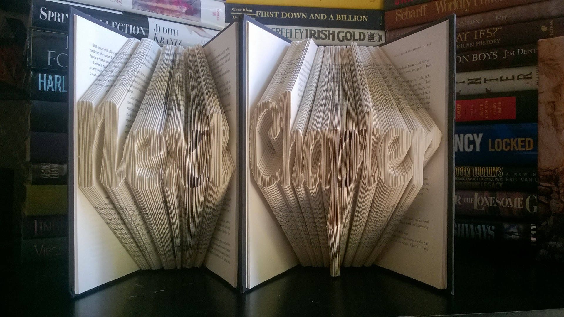 Folded Book Art Sculpture Next Chapter Unique | Etsy