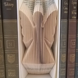 Angel Hand Folded Book Art Unique Gift Idea Home Decor Anniversary Gift ...