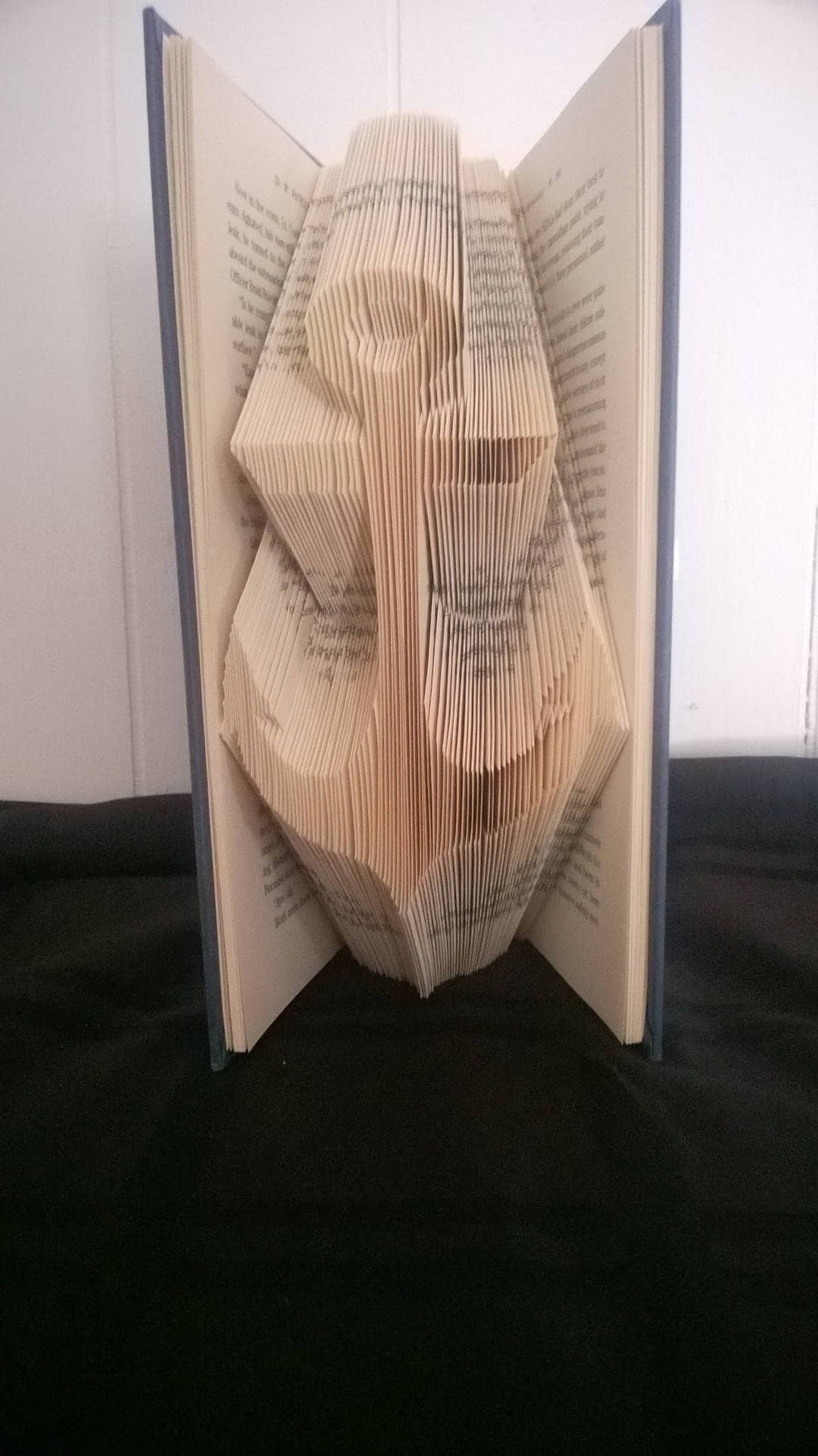 Anchor Hand Folded Book Art Captain Ship Sailor | Etsy