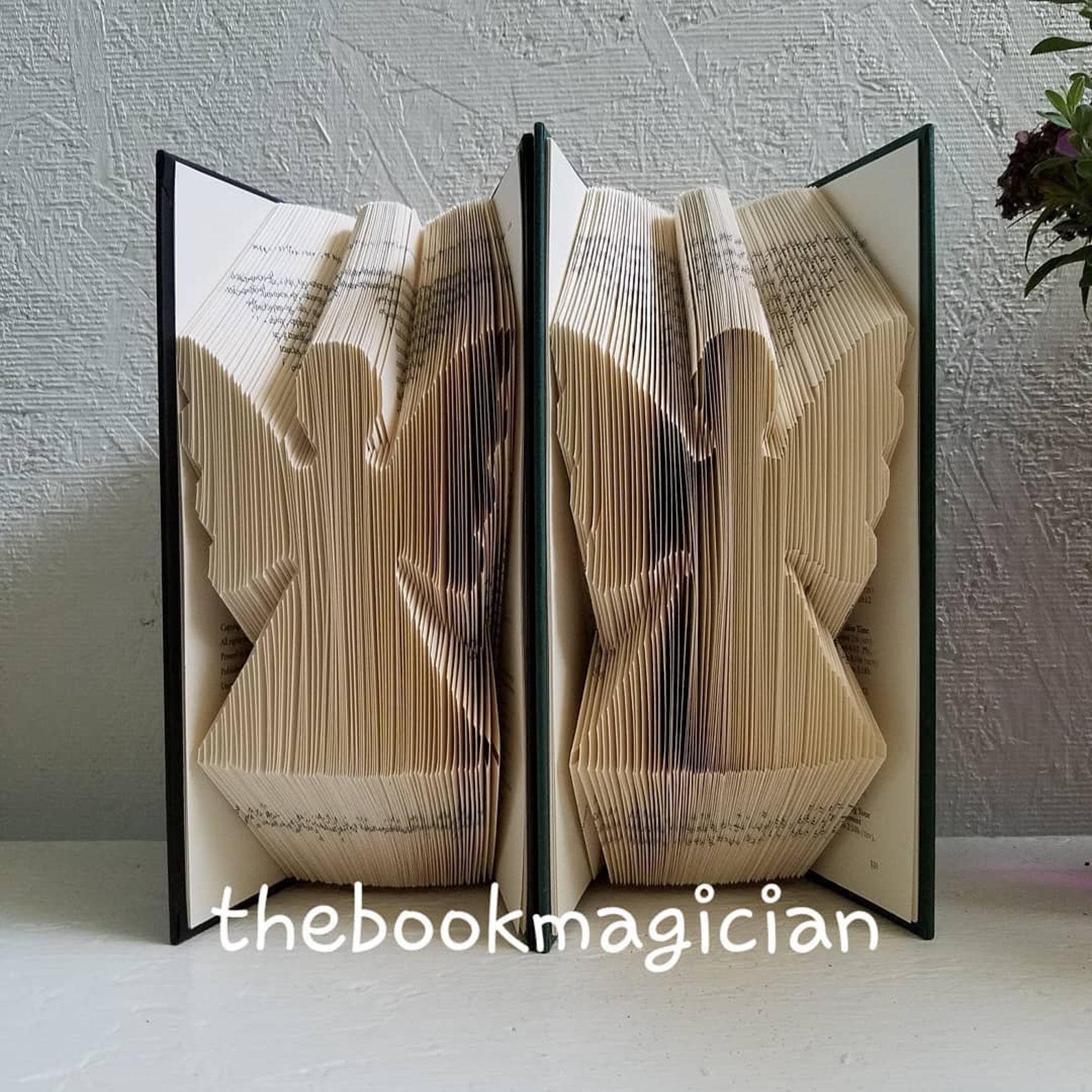 Angel Hand Folded Book Art Unique Gift Idea Home Decor - Etsy