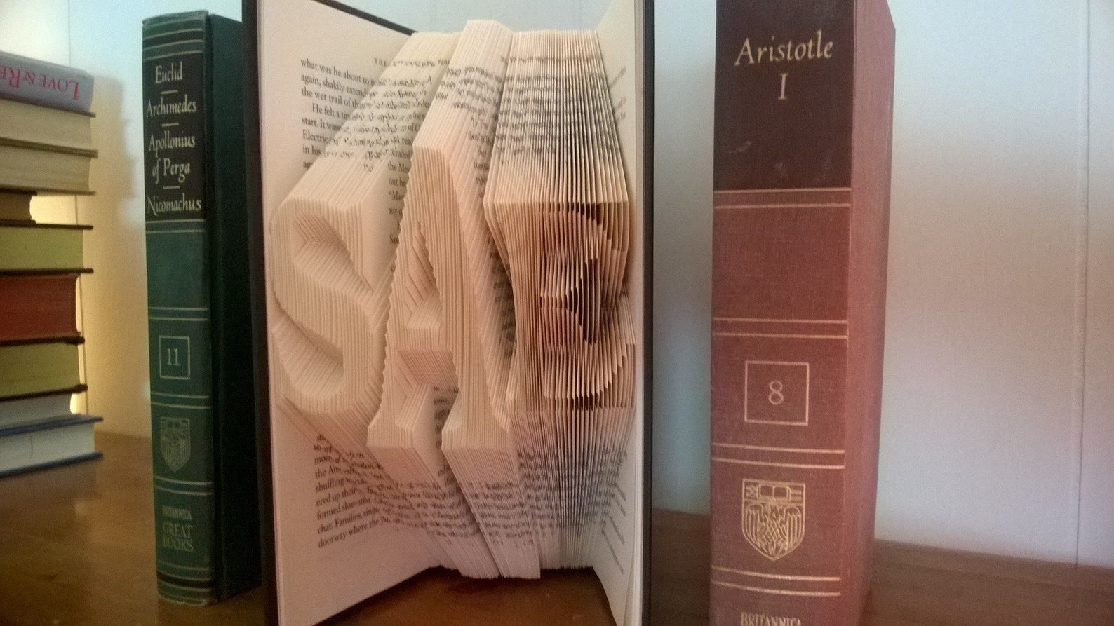 Monogram Folded Book, Custom Monogram, Personalized Gifts, Your ...