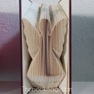 Angel Hand Folded Book Art Unique Gift Idea Home Decor Anniversary Gift ...