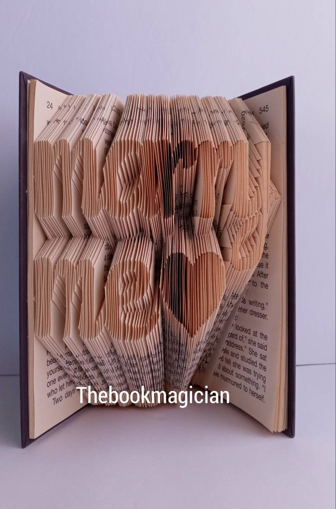 Will you marry me book Marry me folded book book folding | Etsy