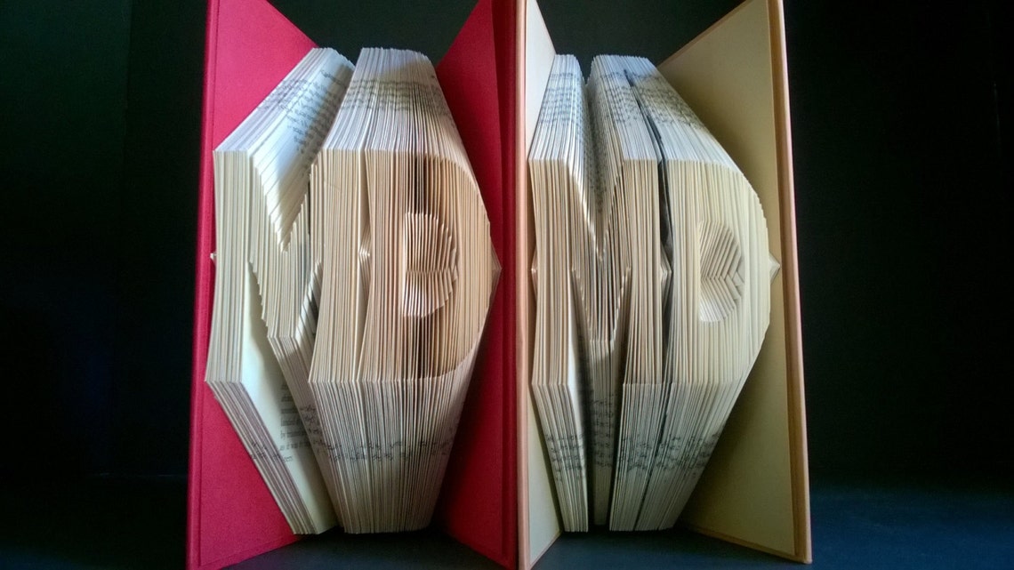 MD Folded Book Art Unique Medical doctor gift doctor | Etsy