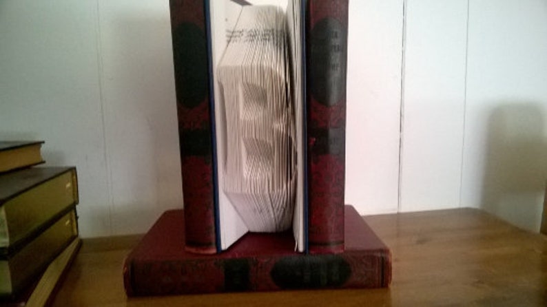Initial Folded Book Letters Book folding Unique Wedding | Etsy