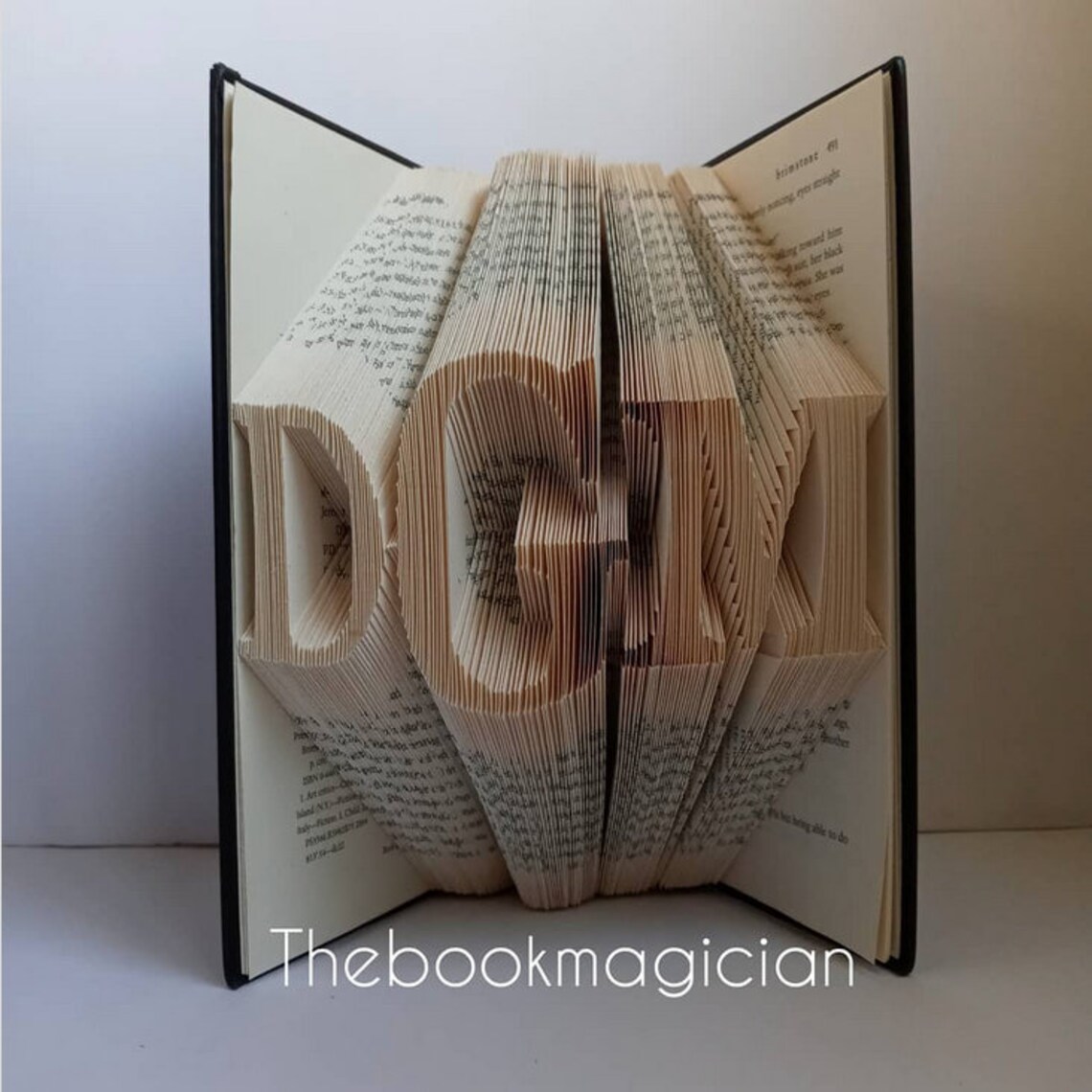 Monogram Folded Book, Custom Monogram, Personalized Gifts, Your ...