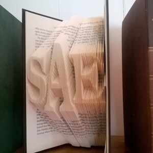 Monogram Folded Book, Custom Monogram, Personalized Gifts, Your ...